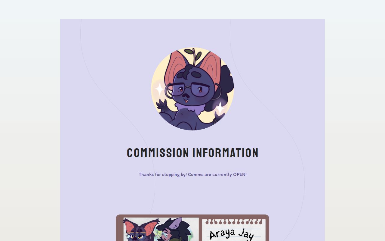 Araya Jay Commission Info